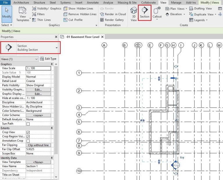 Tutorial: Section Views | Learning Revit Online