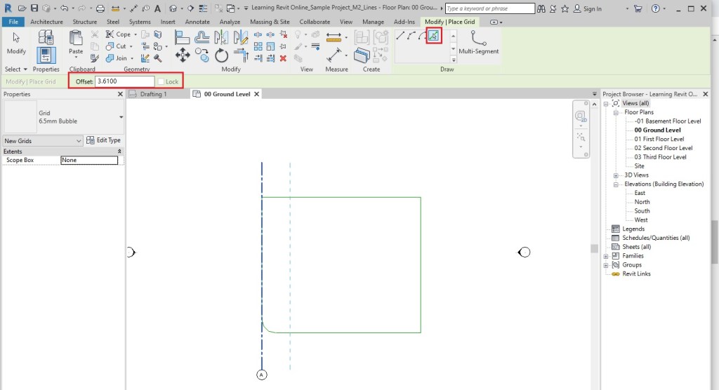 Tutorial: Grids | Learning Revit Online