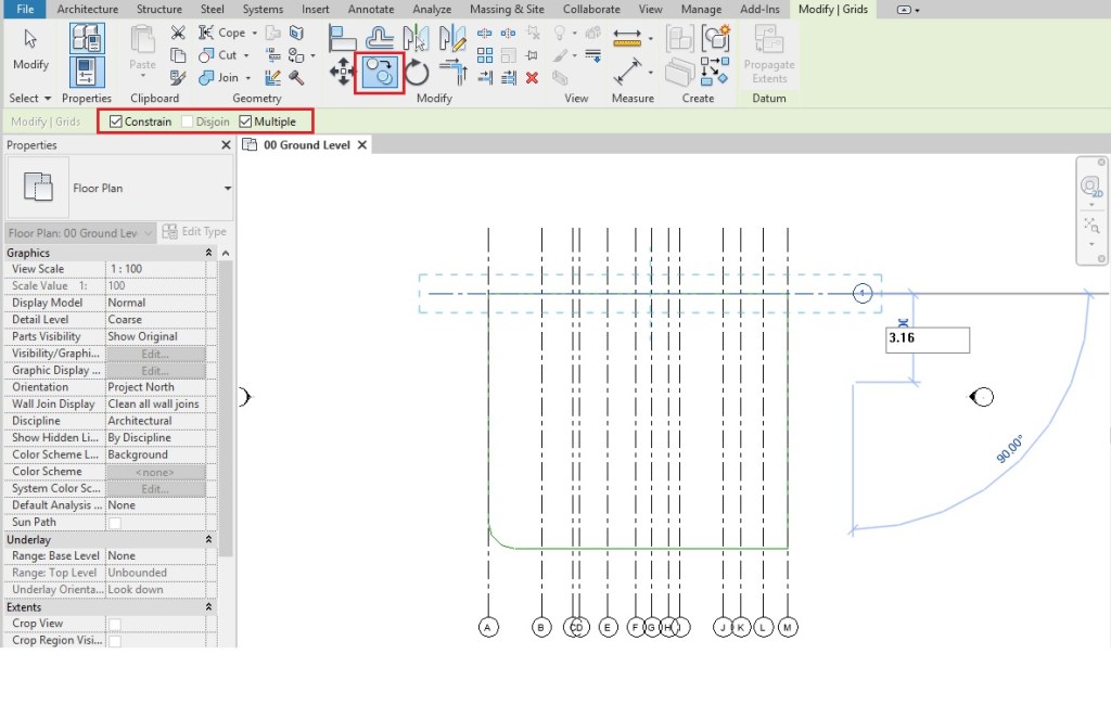 Tutorial: Grids | Learning Revit Online