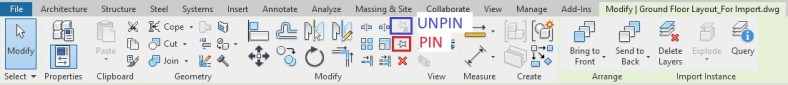 unpin | Learning Revit Online