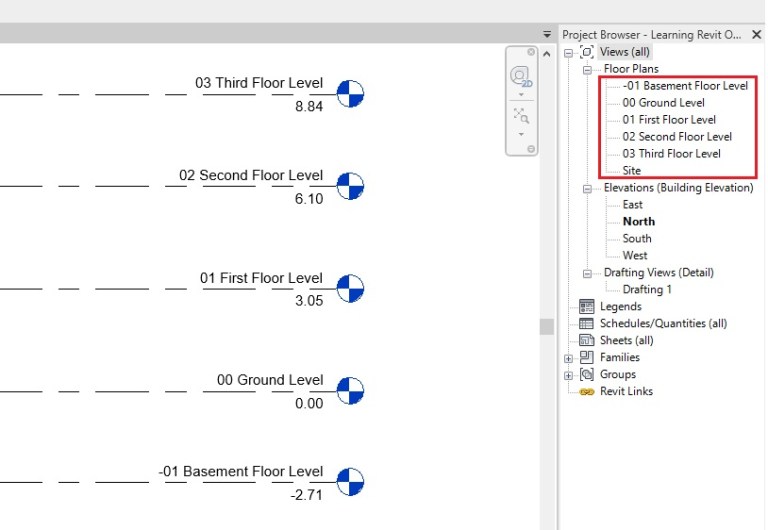 Tutorial: Levels | Learning Revit Online