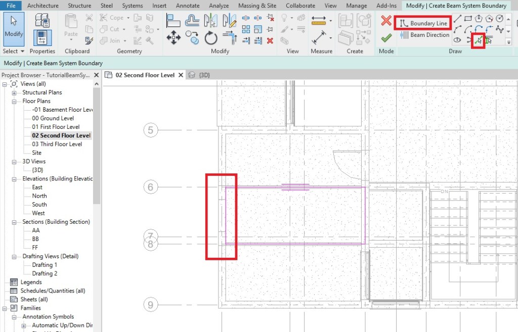 beam systems | Learning Revit Online